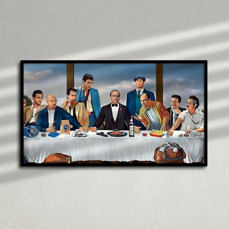 Gangsters Poster - Iconic Mafia Digital Poster for Man Cave - Etsy