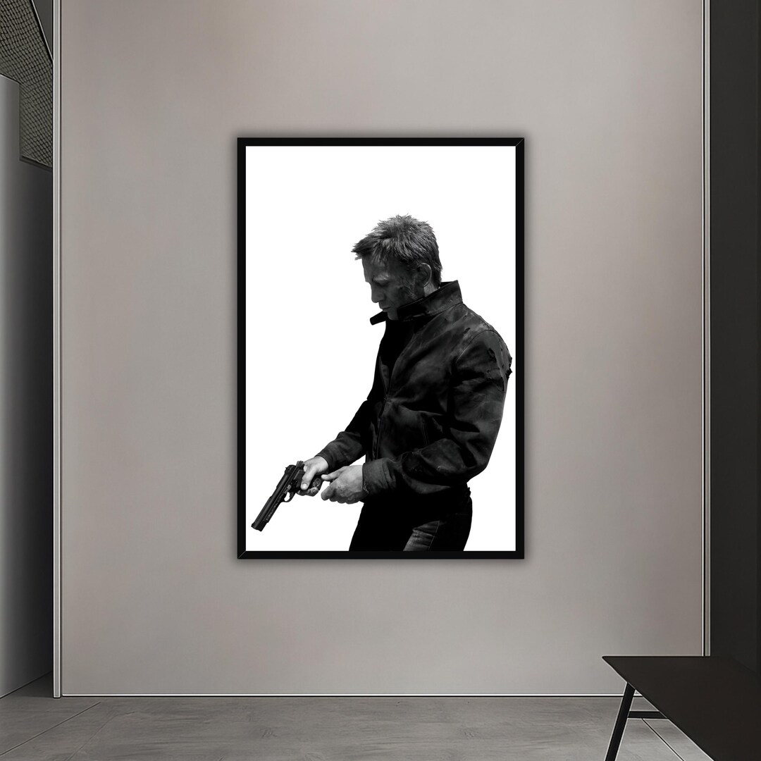 James Bond Poster - Stylish Action Character Digital Print - Etsy