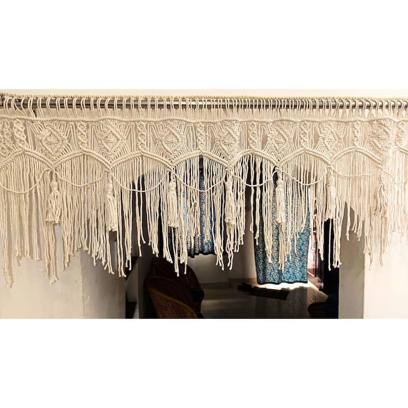 Macrame Valance - Etsy