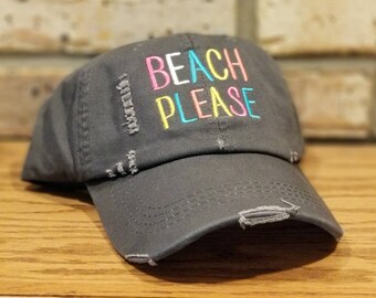 Girls beach hat | Etsy