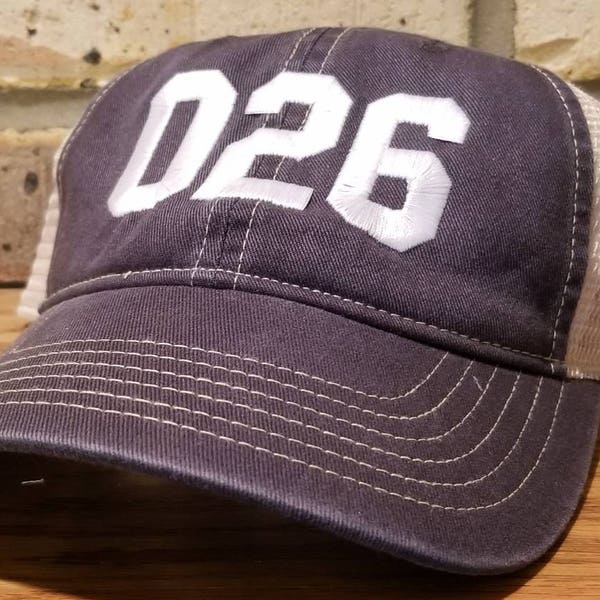 Area Code Hat - Etsy
