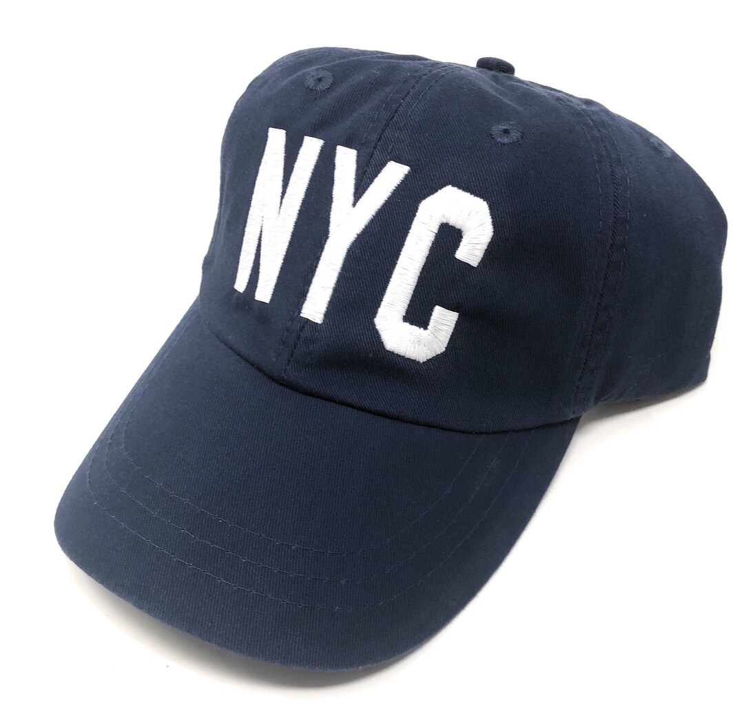 Custom Embroidered NYC Airport Code Hat - New York Baseball Cap - Etsy
