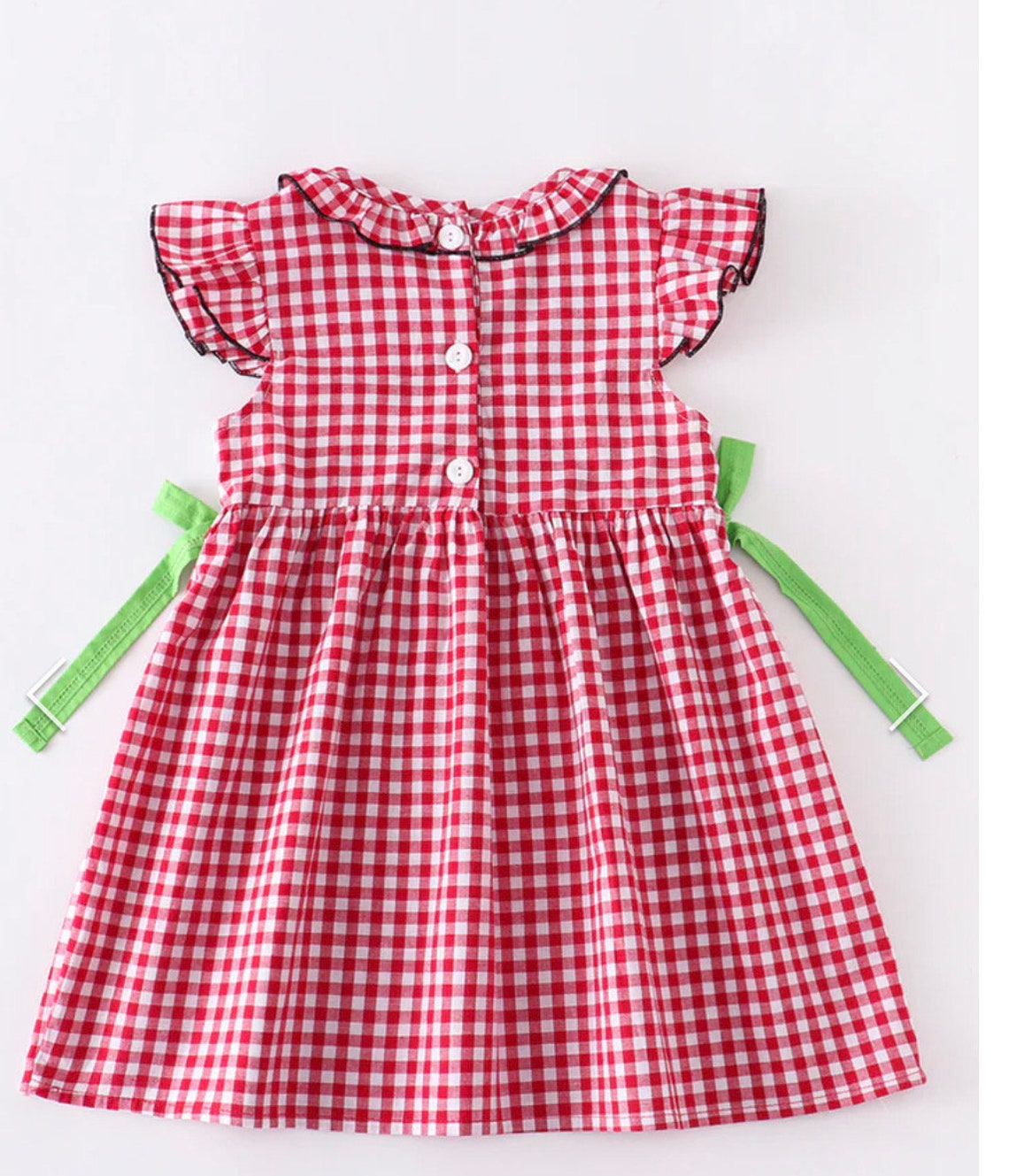 Custom Monogrammed Watermelon Smocked Ruffle Dress - Etsy