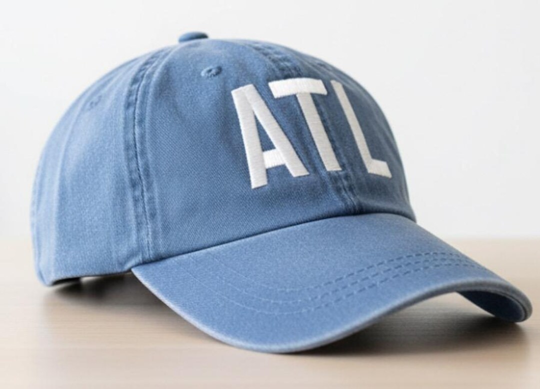 Custom Embroidered ATL Hartsfield-jackson Atlanta International Airport ...