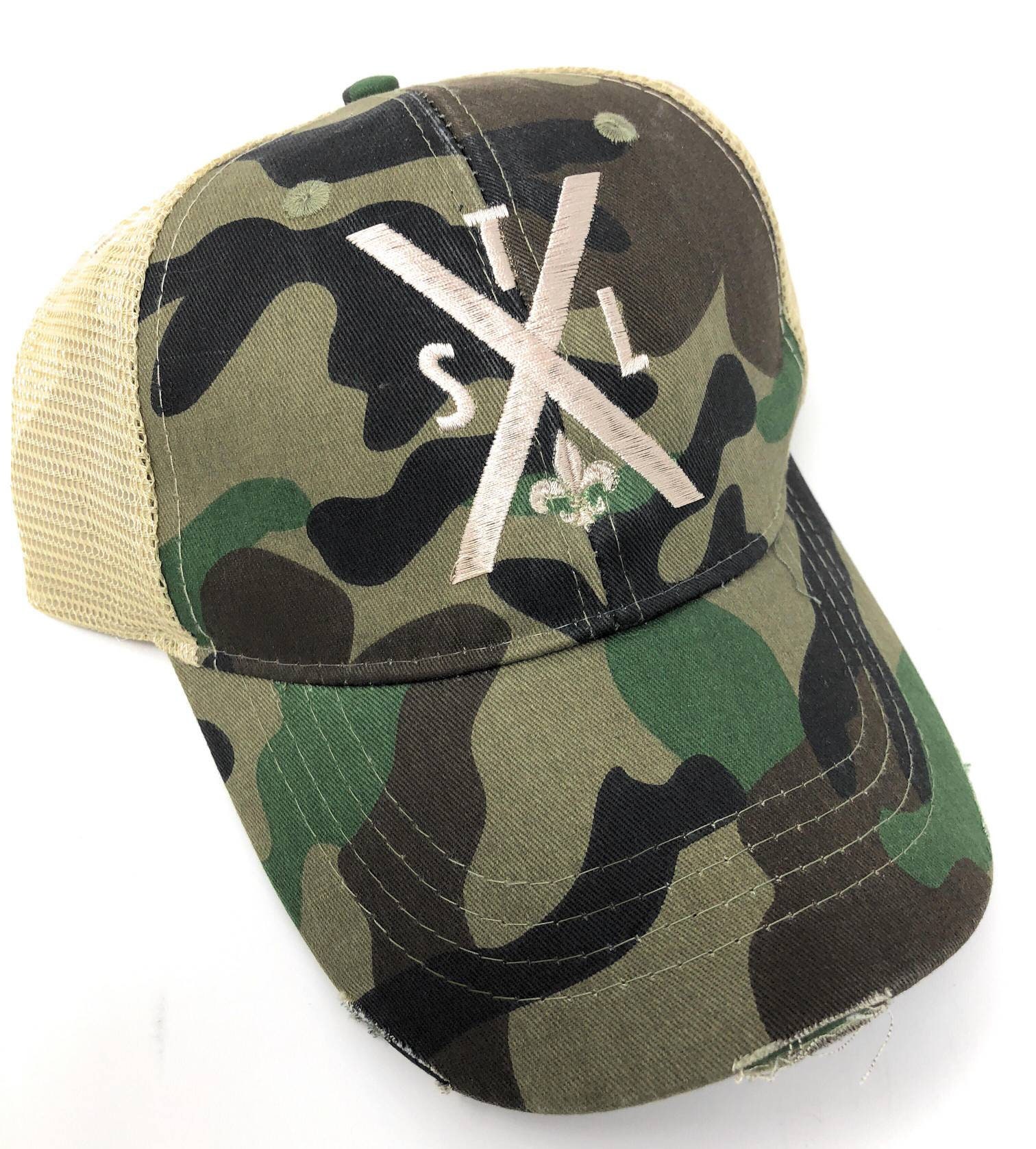 STL Hat Embroidered St. Louis Custom Cap Saint Louis | Etsy