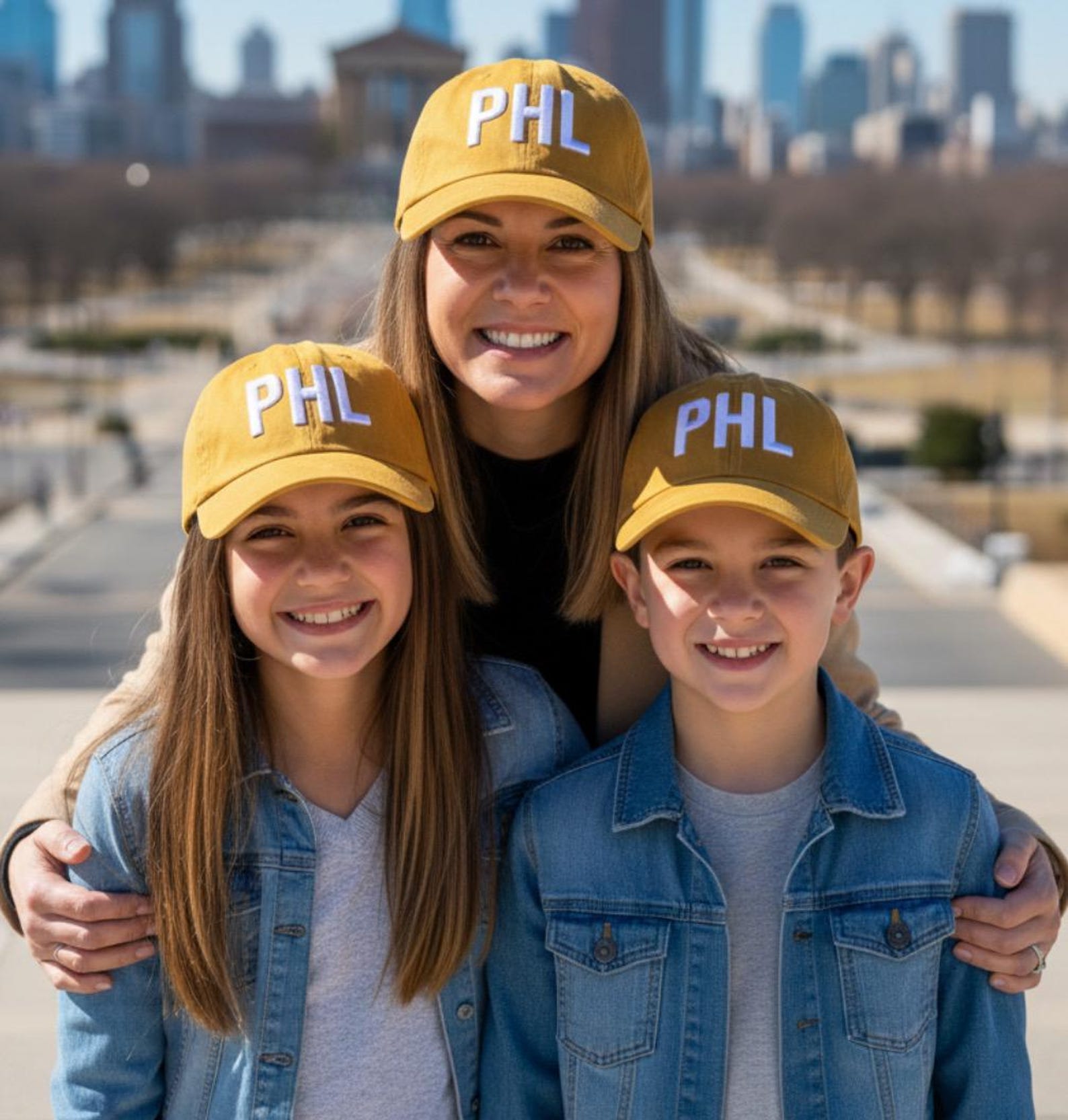Custom Embroidered PHL Airport Code Baseball Hat - Mustard - Etsy
