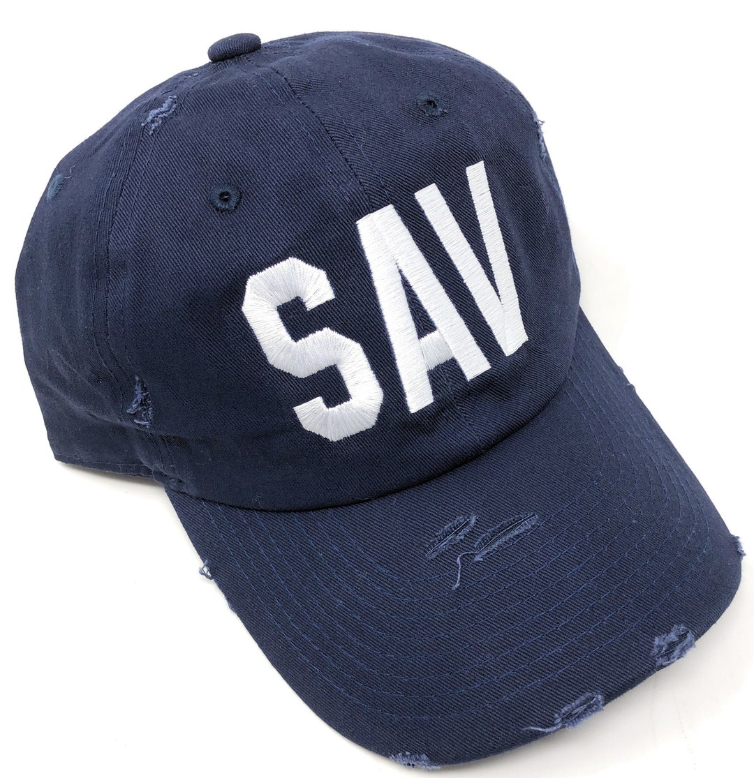 Custom Embroidered SAV Savannah/hilton Head International Airport Code ...