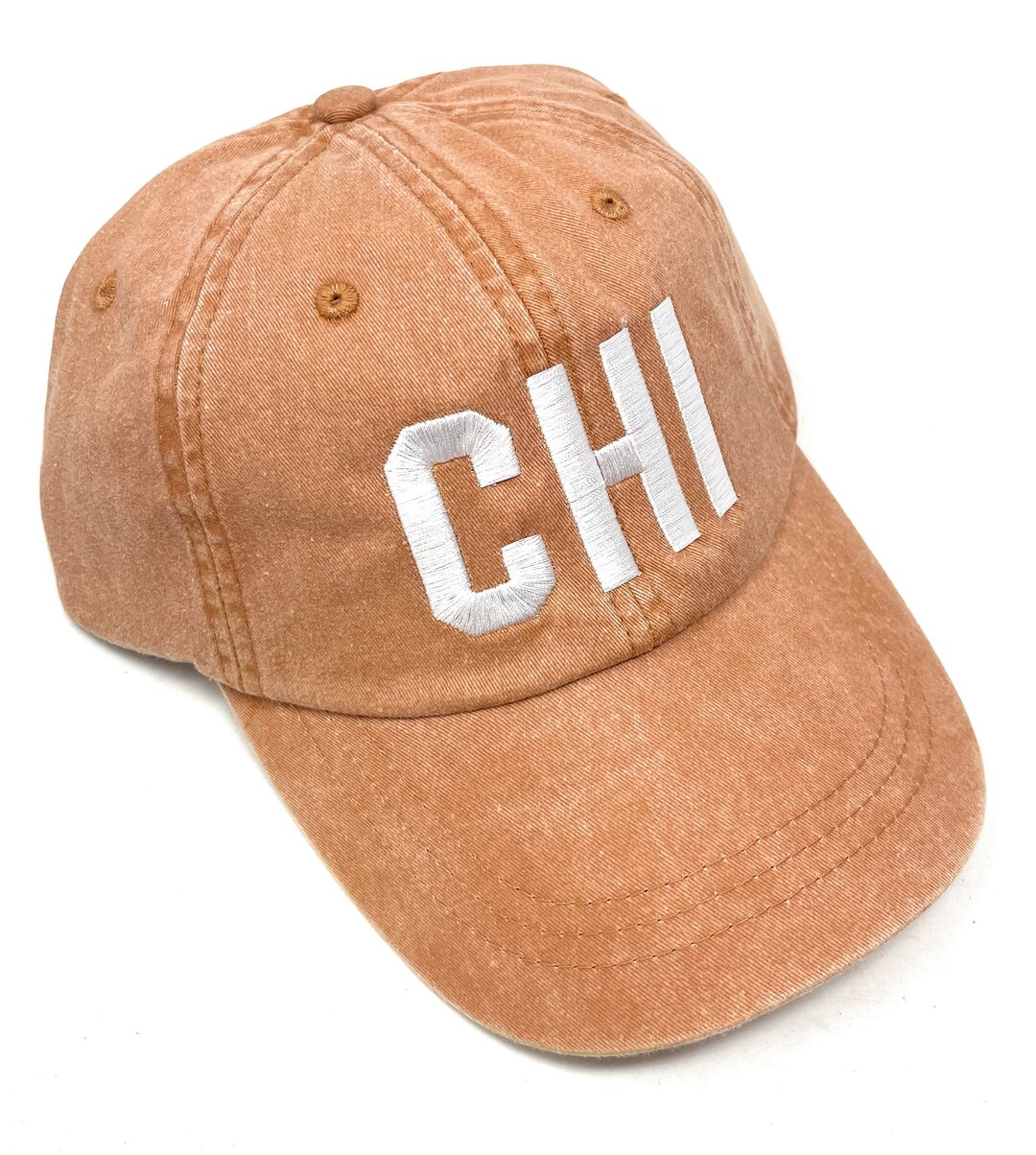 Custom Embroidered Monogrammed Chicago CHI Terracotta Baseball Hat ...