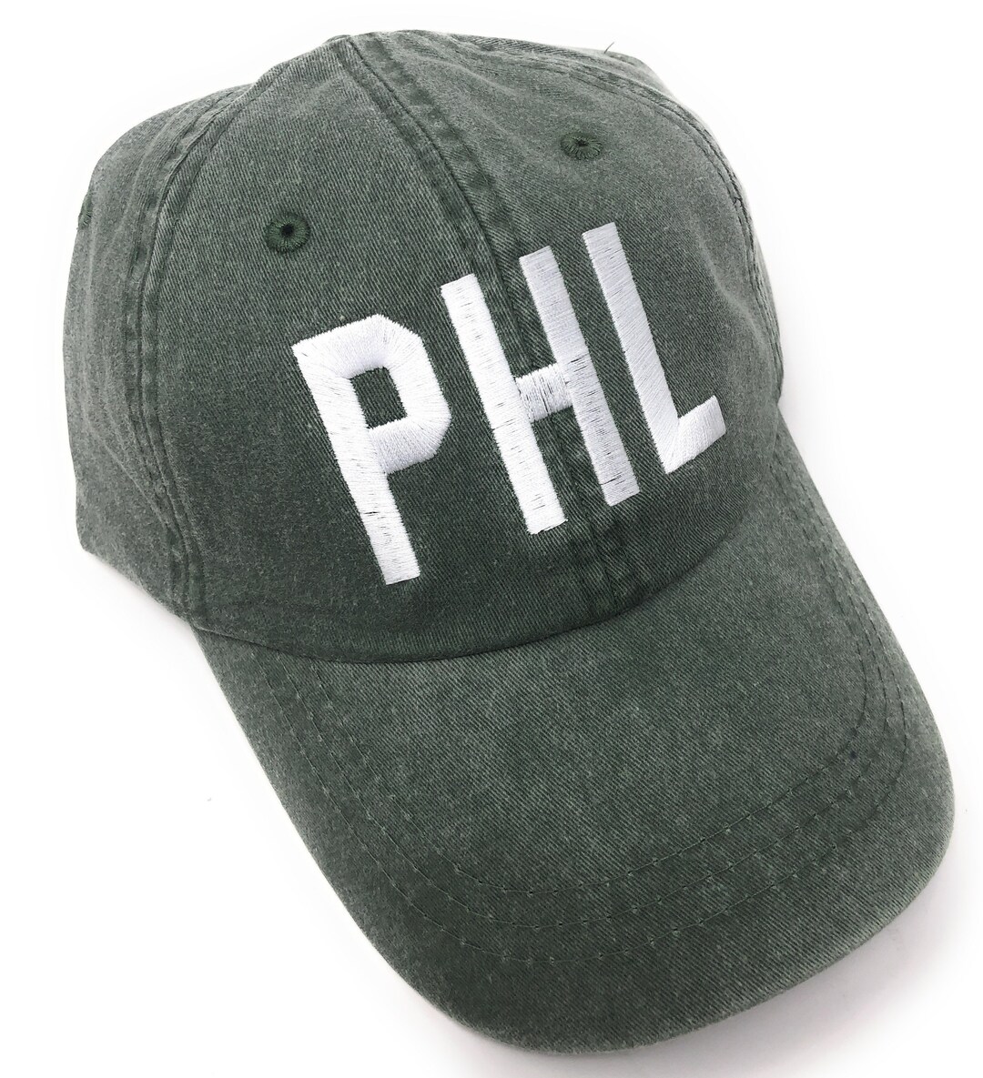 Custom Embroidered PHL Philadelphia International Airport Code Baseball ...