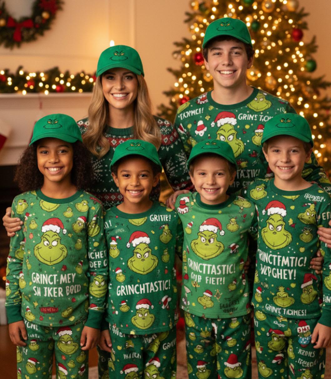 Custom Embroidered Grinch Baseball Hat - Personalized Christmas Holiday ...