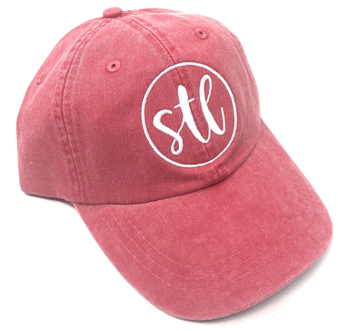 Custom Embroidered STL Script Circle Lambert International Airport Code ...