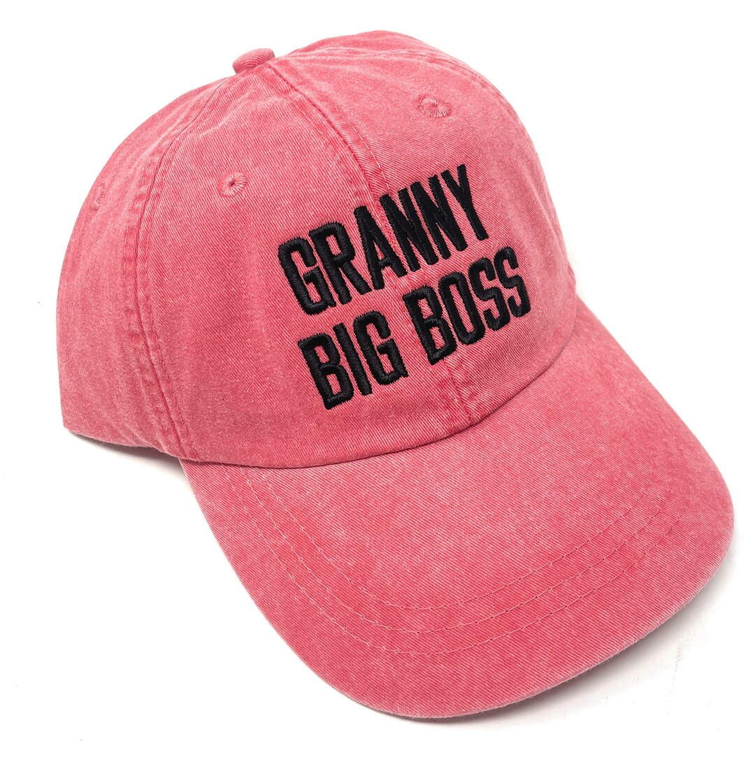 Custom Embroidered Granny Big Boss Baseball Hat - Etsy