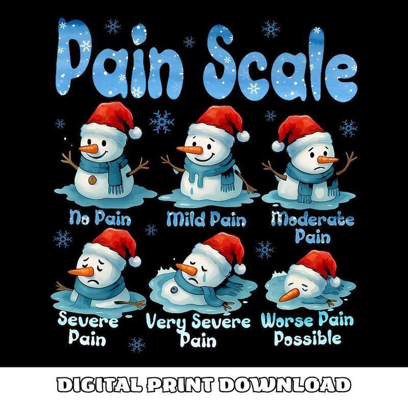 Winter Pain Scale - Etsy