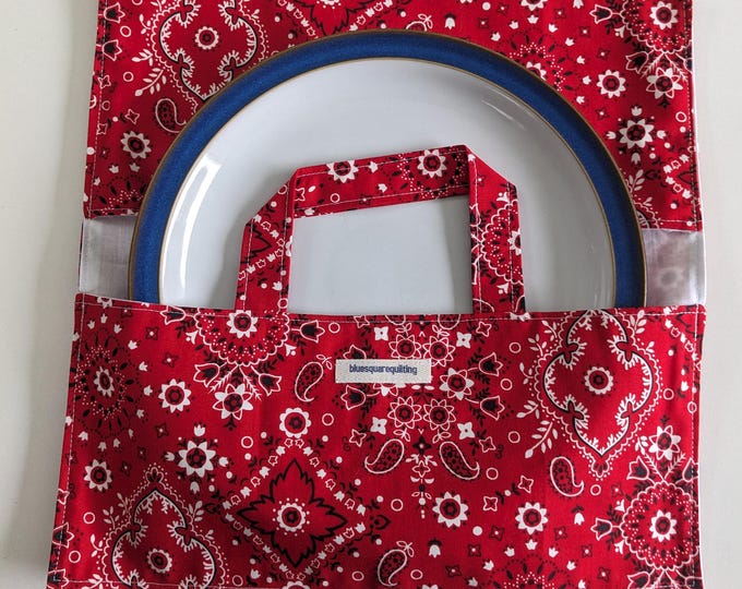 Pie Carrier, Plate Carrier, Fabric Pie Bag, Cloth Pie Holder, Stocking ...