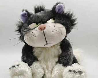 Cartoon Cat Plush - Etsy