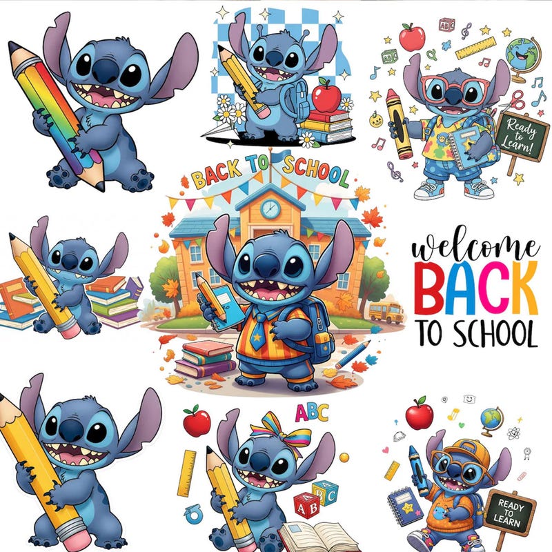 Stitch Character Images - Etsy