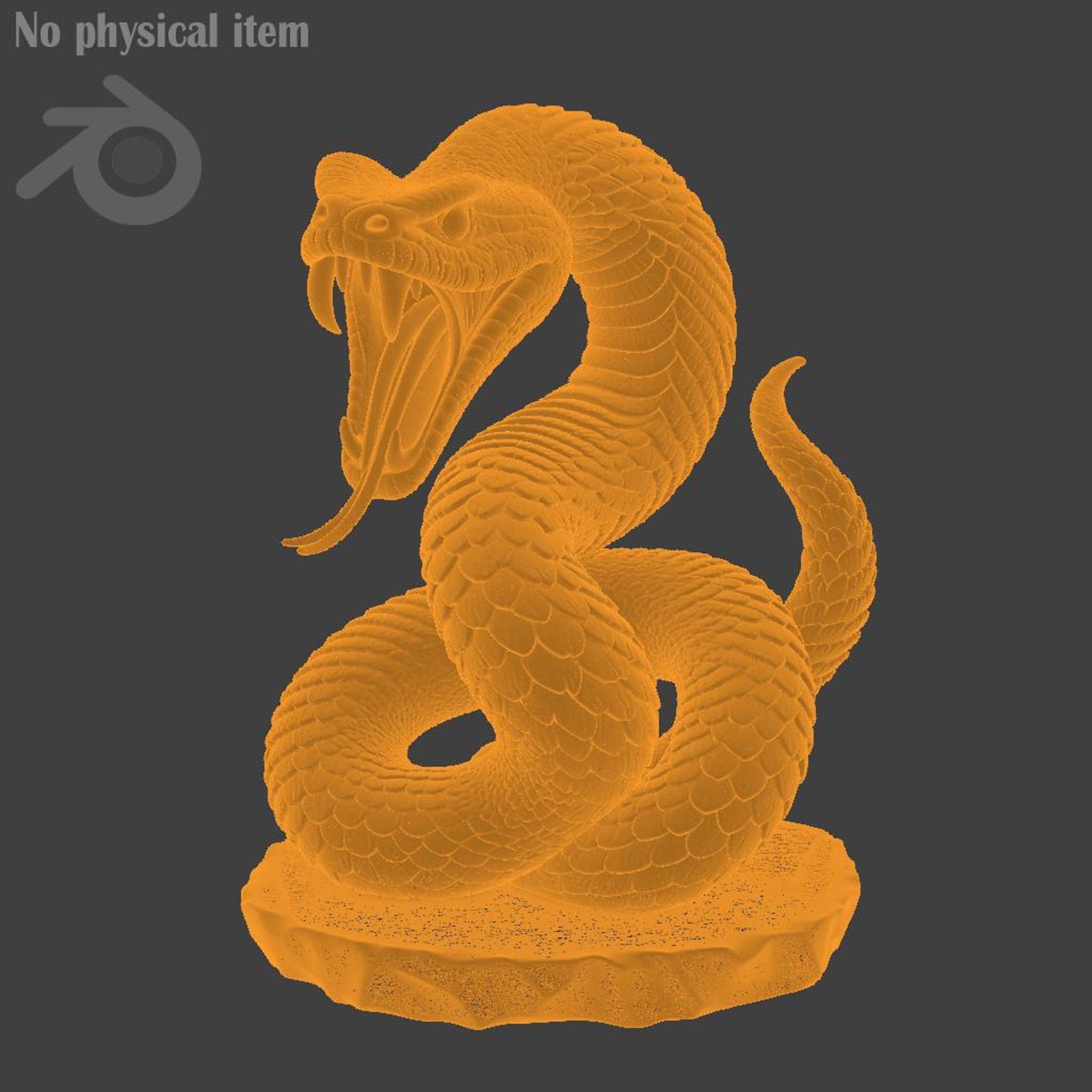 Predator Anaconda STL – Highly Detailed Snake 3D Model for Printing ...