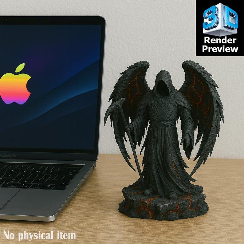 Gothic Horror Bundle – Gargoyle, Raven, Spider, Bat, Angel Models for ...