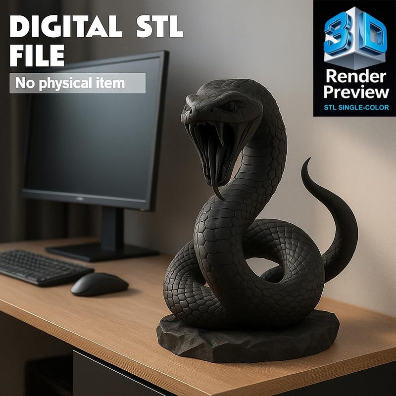 Snake Sculpture Statue - Etsy