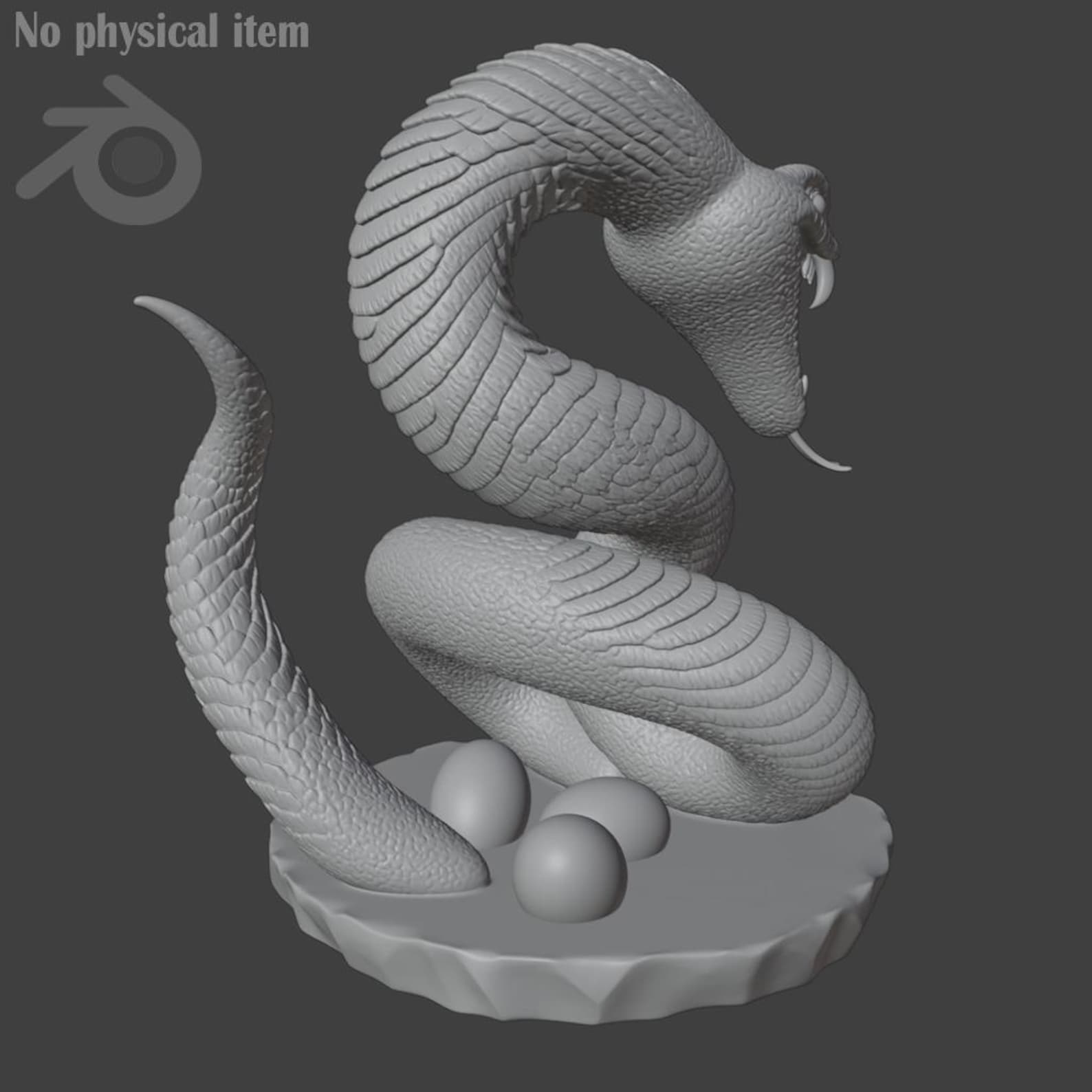 Predator Anaconda STL – Highly Detailed Snake 3D Model for Printing ...