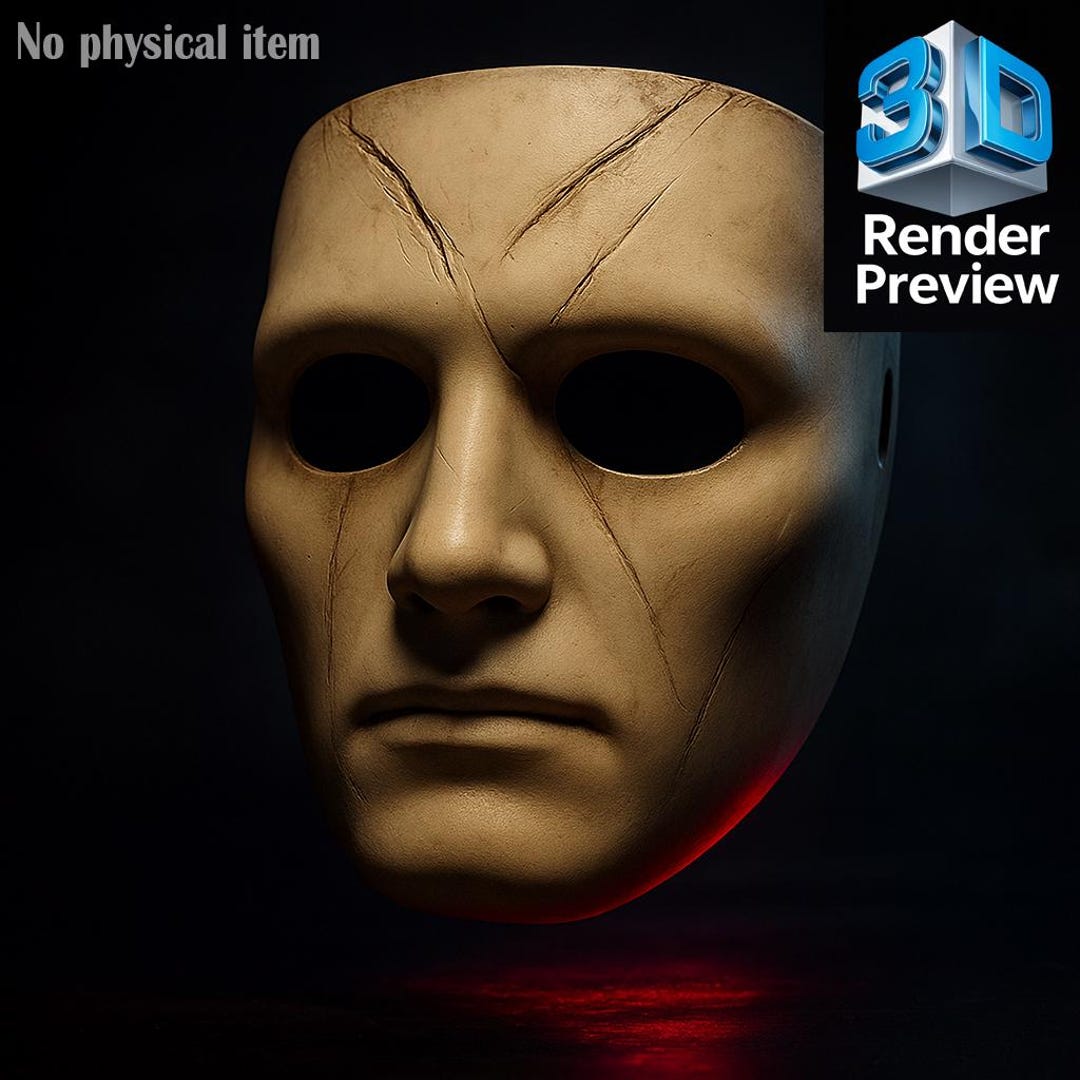 Nightmare Masks: the Silent Watcher – Horror Mask STL | Dark Art 3D ...