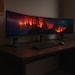 Triple Monitor Wallpaper 48:9 Bundle | Volcanic Island Series | Super ...