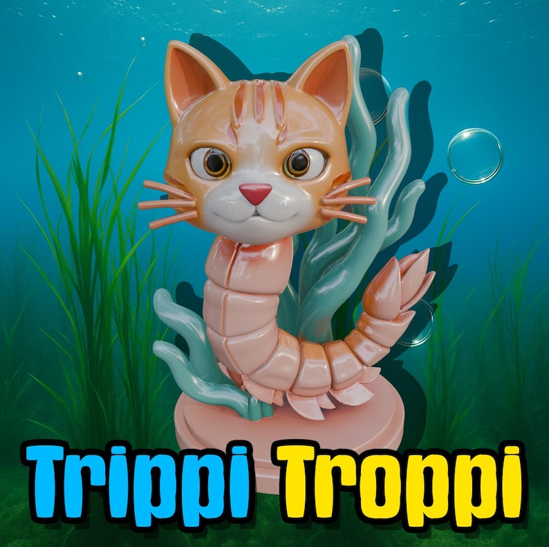 Trippi Troppi Meme Figurine – Brainrot Collectible Model for 3D ...