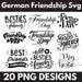 German Friendship SVG Bundle: Lieblingsmensch, Deutsche Sprüche ...