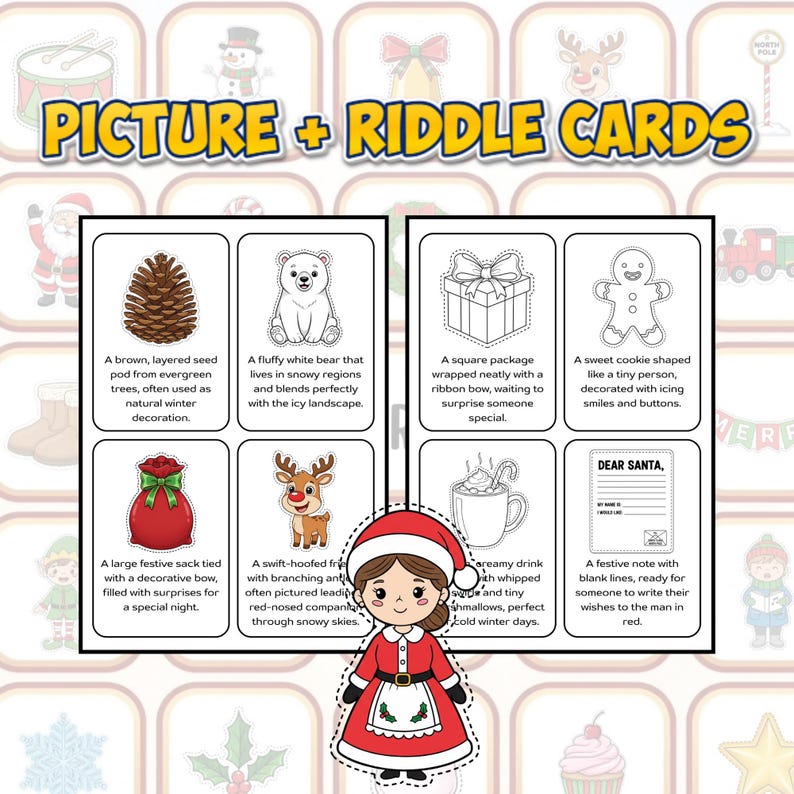 Christmas Holiday Bingo Game Printable | Classroom Bingo Activity | Fun ...
