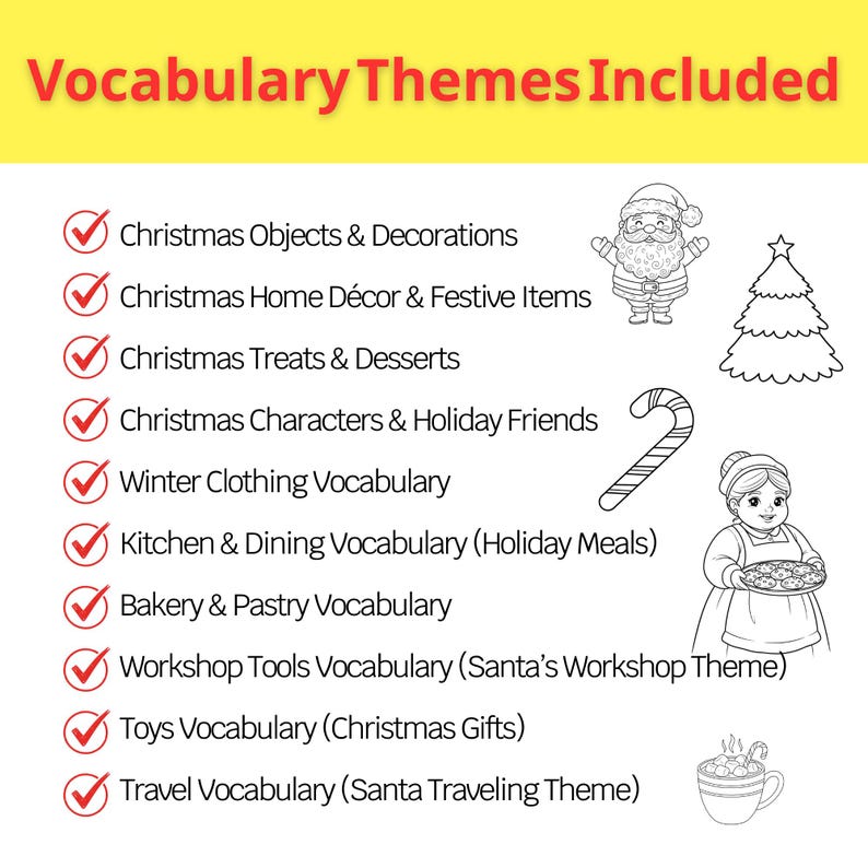 Christmas Word Search Worksheets | Holiday Vocabulary Puzzles Printable ...