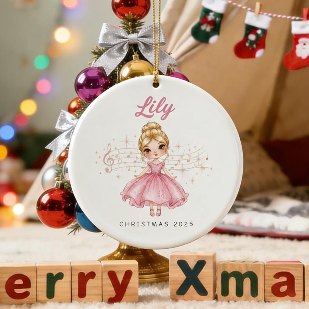 Personalized Girl Singer Keepsake 2025, Custom Name Christmas Gift ...