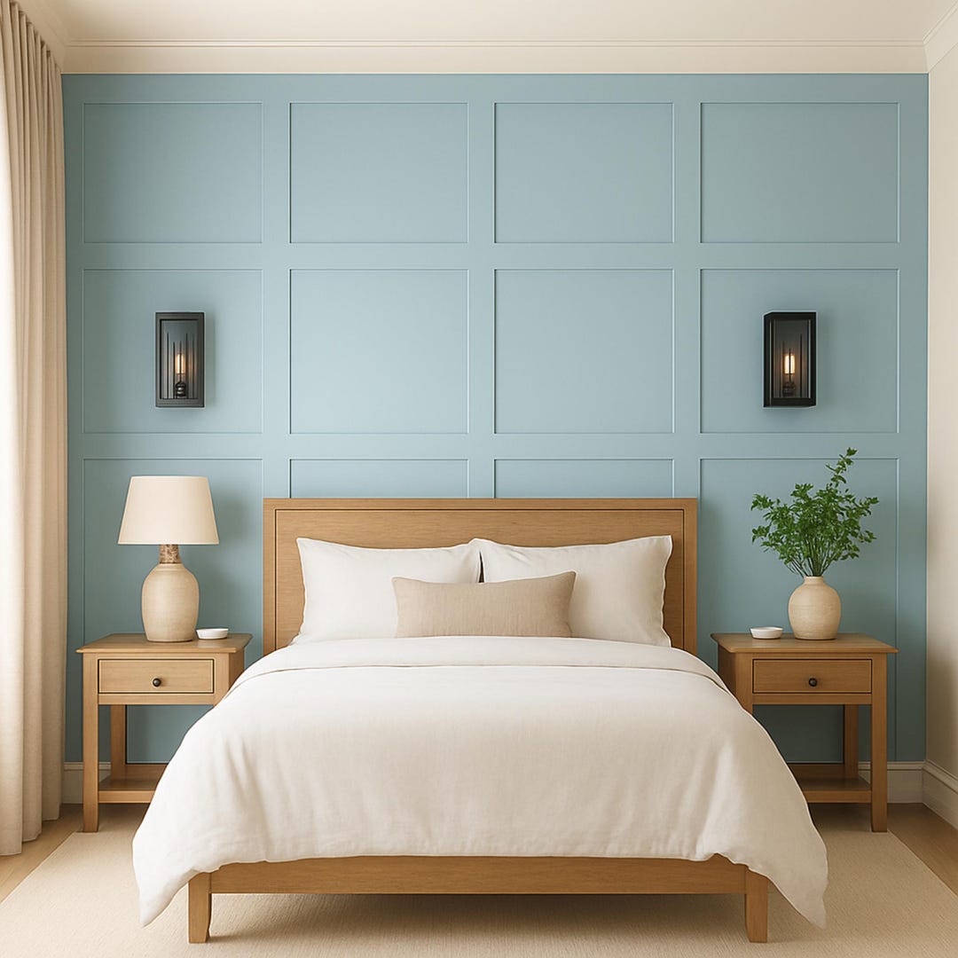 Custom Wall Art,diy Wall Molding Kit: CNC Cut MDF Wainscoting Panel ...