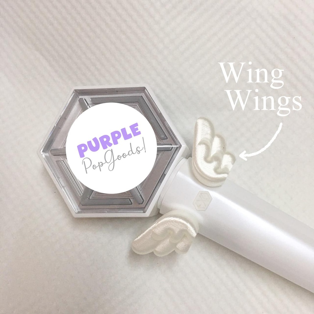 Kpop Lightstick Wings : 3D Printed Exo Fan Light Decoration - Etsy