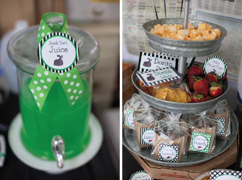 Garbage Birthday Party Garbage Truck Party Garbage Party - Etsy