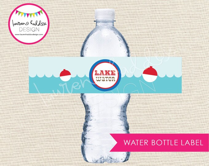Gone Fishing Water Bottle Labels, Gone Fishing Water Bottle, Gone ...