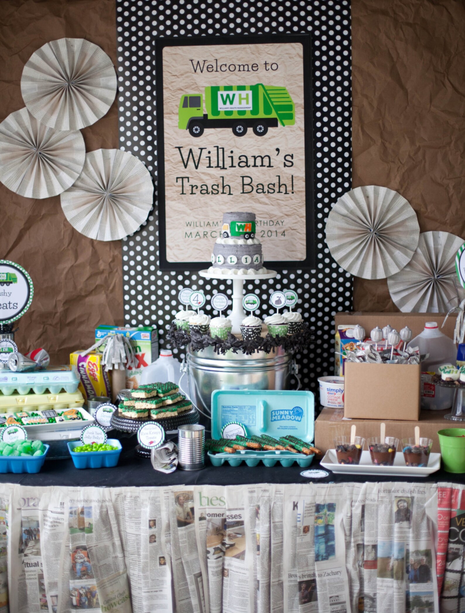 Garbage Birthday Party Garbage Truck Party Garbage Party - Etsy