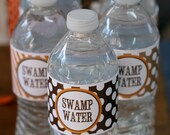 Swamp Water Water Bottle Labels Swamp Water Water Bottle - Etsy