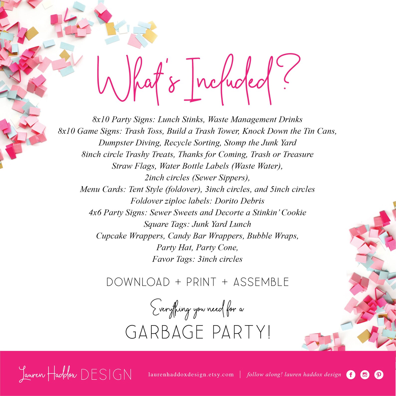 Garbage Birthday Party Garbage Truck Party Garbage Party - Etsy