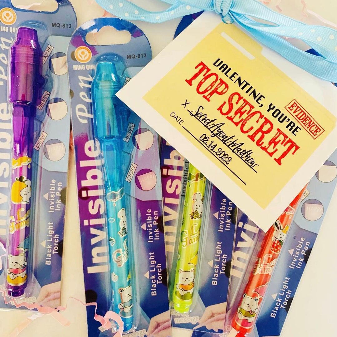 Top Secret Valentines, Valentines Day Tag, Top Secret Valentine Tag ...