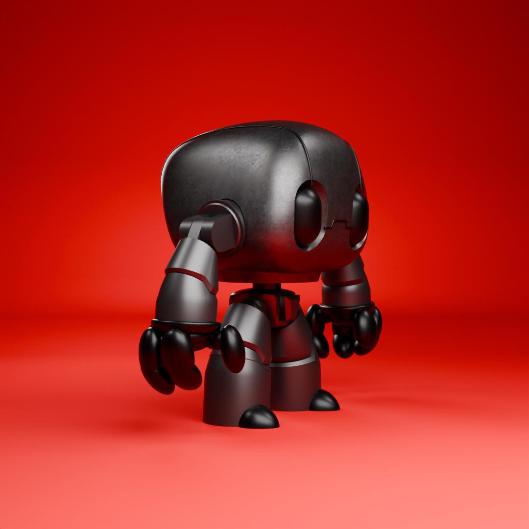 Flexy Robot STL – Cute Articulated 3D Print Model With Movable Arms ...