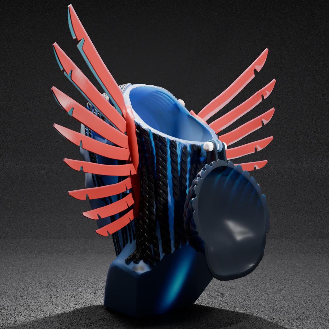 Avatar Fire and Ash Popcorn Bucket STL| Varang Bust 3D Print| Movie ...
