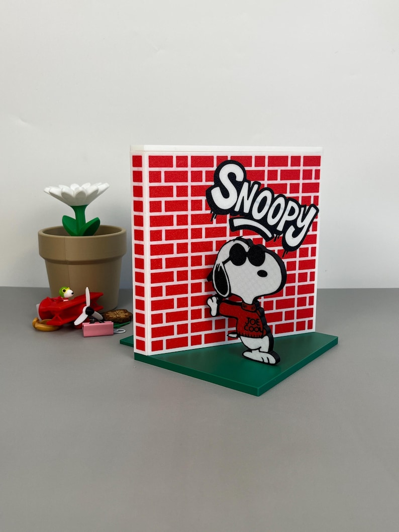 Snoopy Bookends | Heavy Duty Character Bookends for Book Nook ...