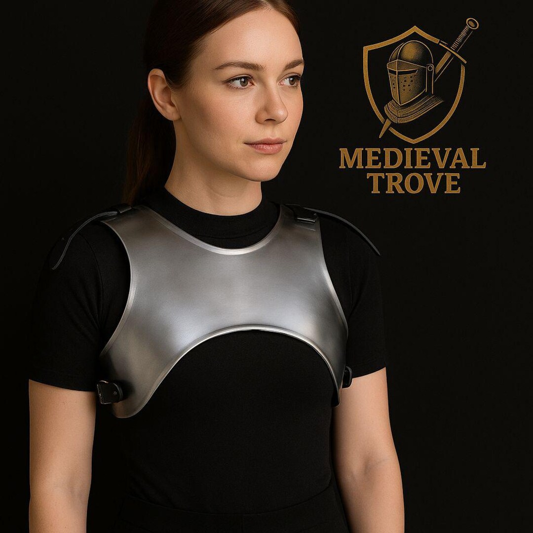 Valkyrie Fantasy Steel Body Armor – Full Chest & Back Cuirass for Women ...