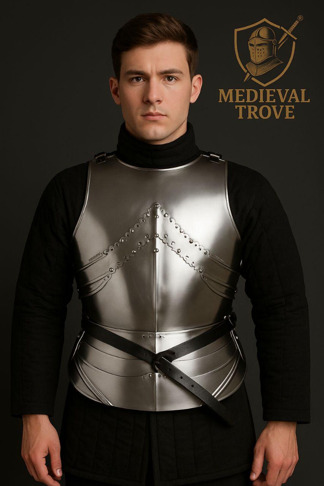 Medieval Knight Breastplate Cuirass – Steel LARP Chest Armor for ...