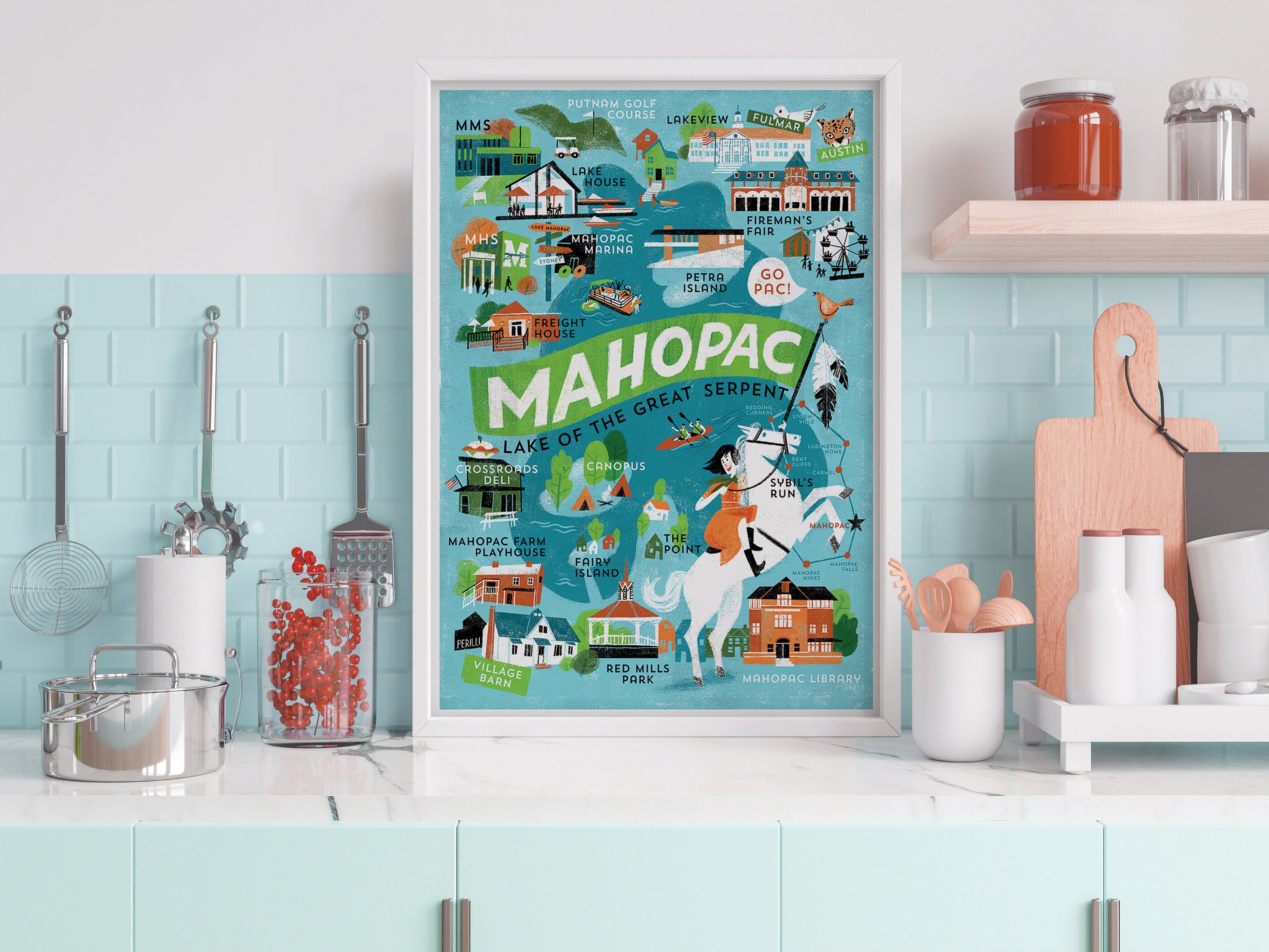 MAHOPAC, NY POSTER- 18 X 24 - Etsy