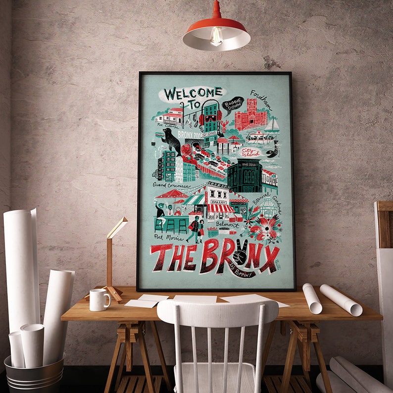 Boogie Down Bronx Poster, IT'S POPPIN'! - Etsy