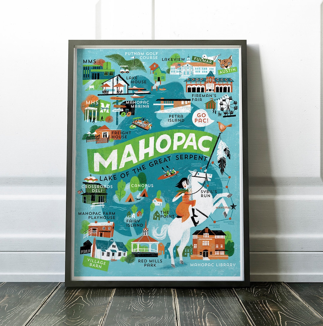 MAHOPAC, NY POSTER- 18 X 24 - Etsy