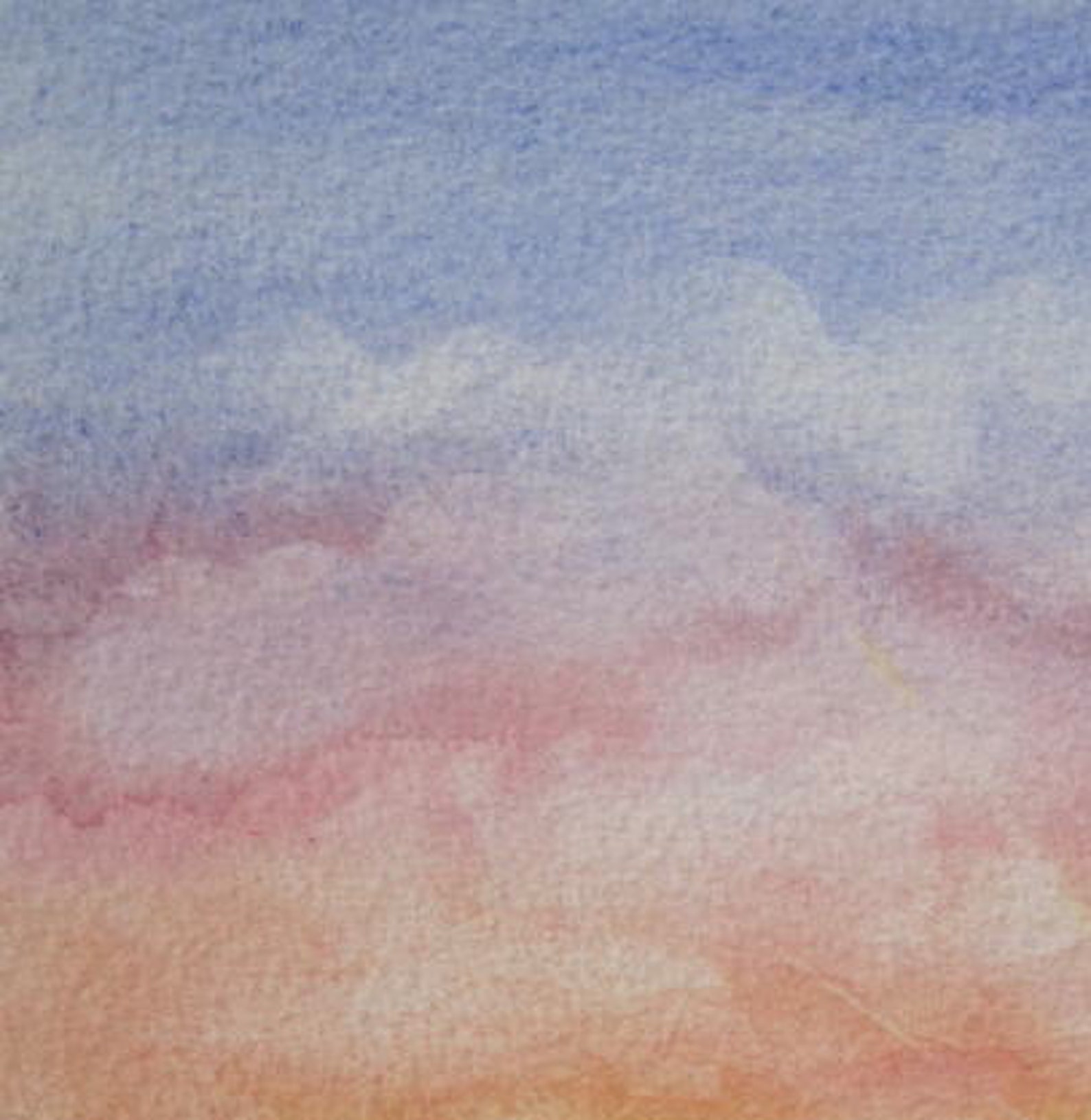 Sunset Watercolor Painting Pastel Sunset Art Sunrise - Etsy