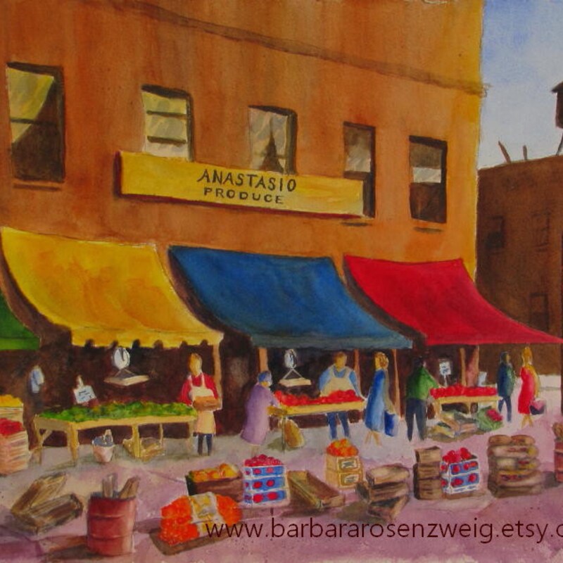 Farmers Market Art - Etsy
