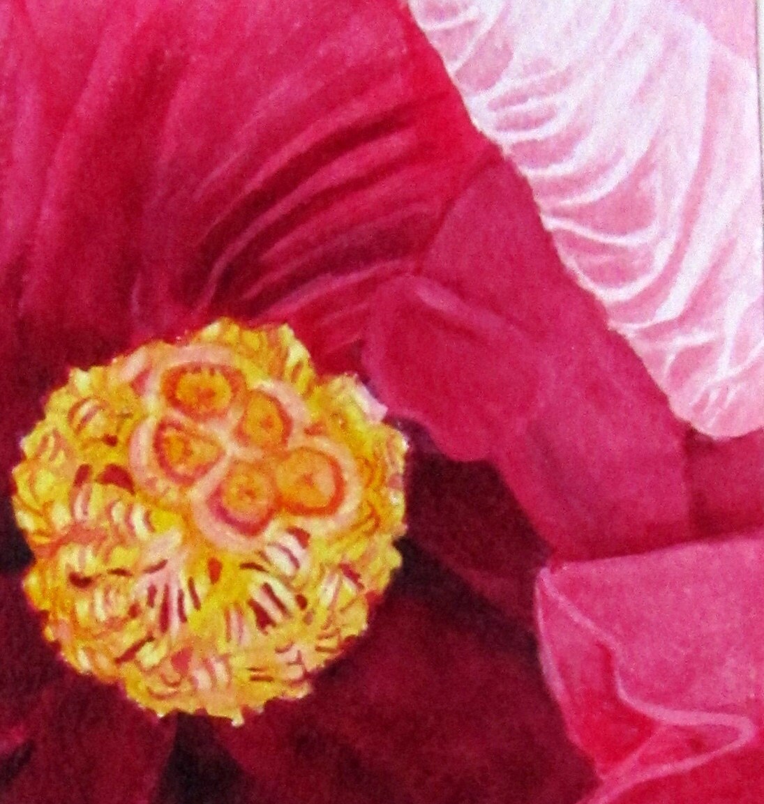 Pink Flower Art Print Watercolor Painting Hibiscus Painting - Etsy